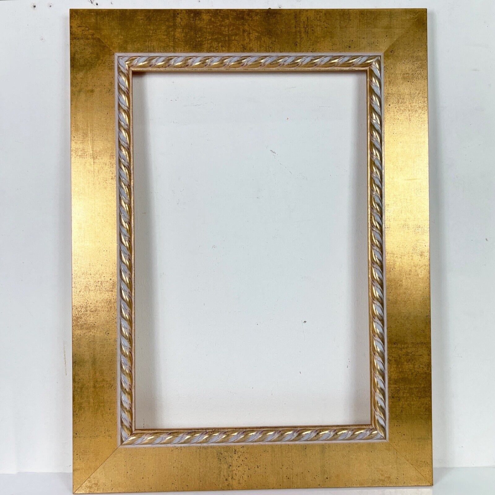 Cornice stile Antica in legno dorata grande oro per quadro specchio